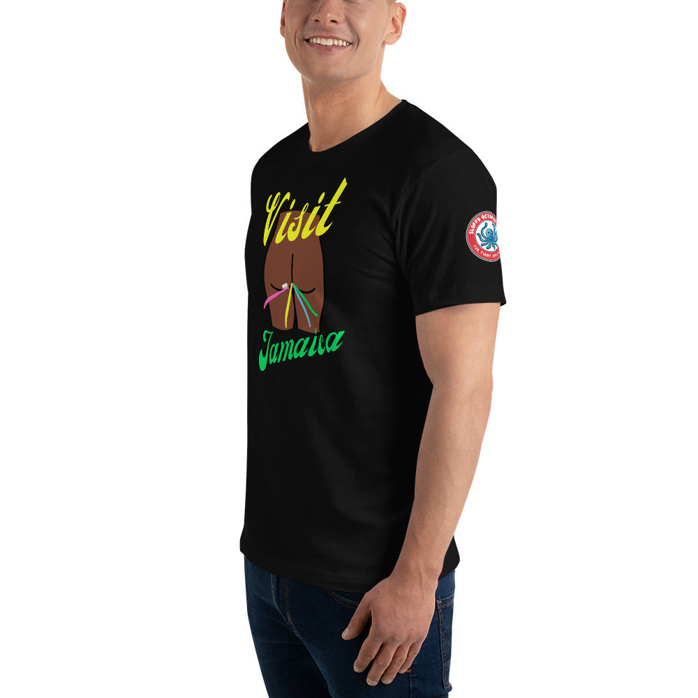 Jamaican Toothbrush up the Butt Urban Legend Joke T-Shirt ...